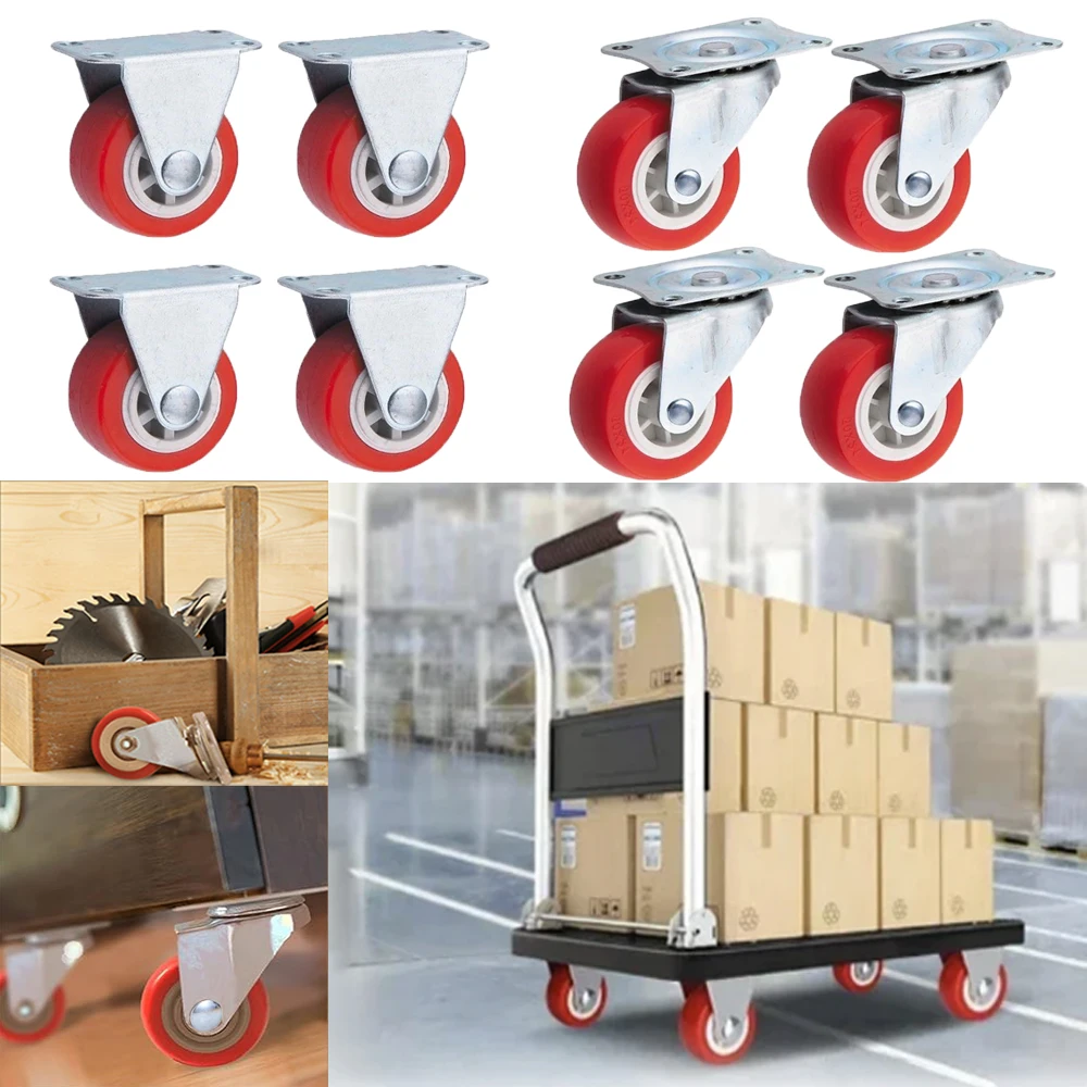 universal-wheels-1-97-rotating-casters-red-fixed-wheels-furniture ...