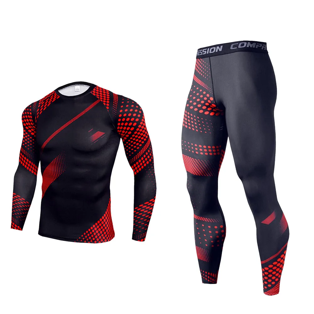 2-Piece Men's Sports Running Set Jogging Football Fitness Basketball ...