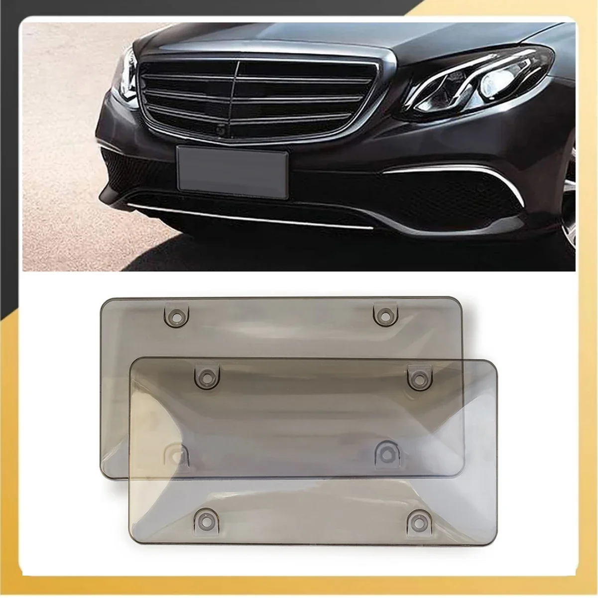 2pcs License Plate Cover Reflective Anti Speed Red Light Toll Camera ...
