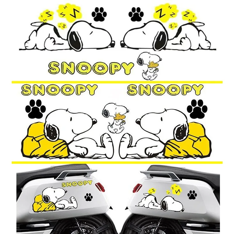 Snoopy-Electric-Car-and-Motorcycle-Stickers-Creative-Cartoon-Trend ...