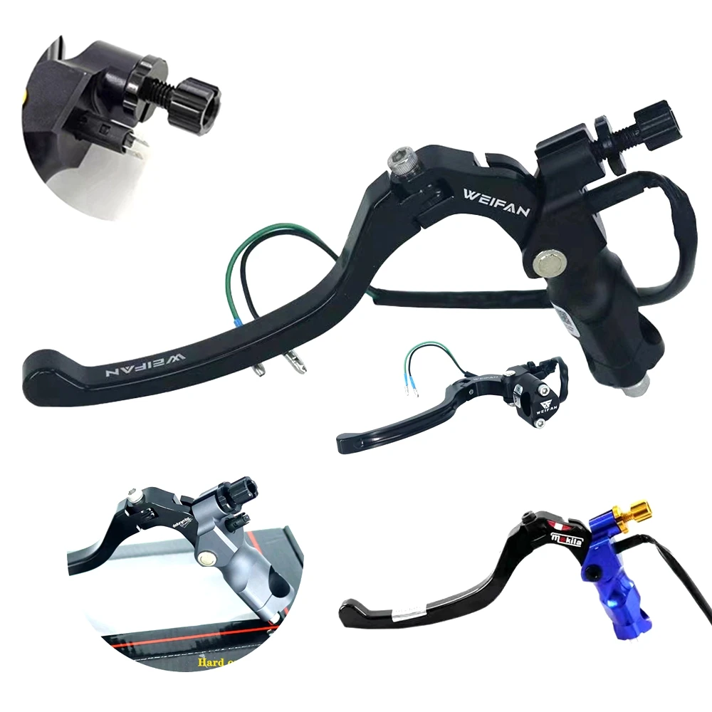 7-8-22mm-Motorcycle-Universal-Clutch-lever-Cable-Clutchs-Handle-CNC-For ...