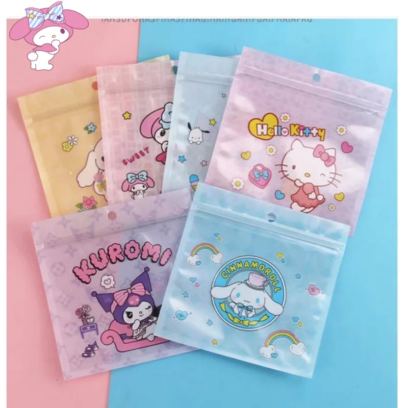 hello-kitty-sanrio-my-melody-kuromi-cartoon-kuromi-ziplock-bag-candy ...