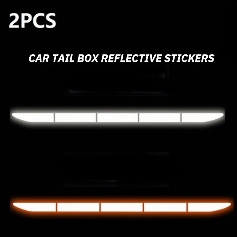 Car Trunk Reflective Stickers Anti Rear Collision Warning Car Rear ...