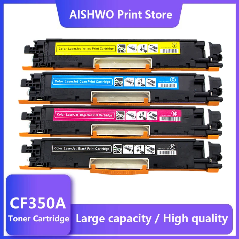 ASW toner cartridge CF350A 350A CF351A CF352A CF353A 130A comptible for ...