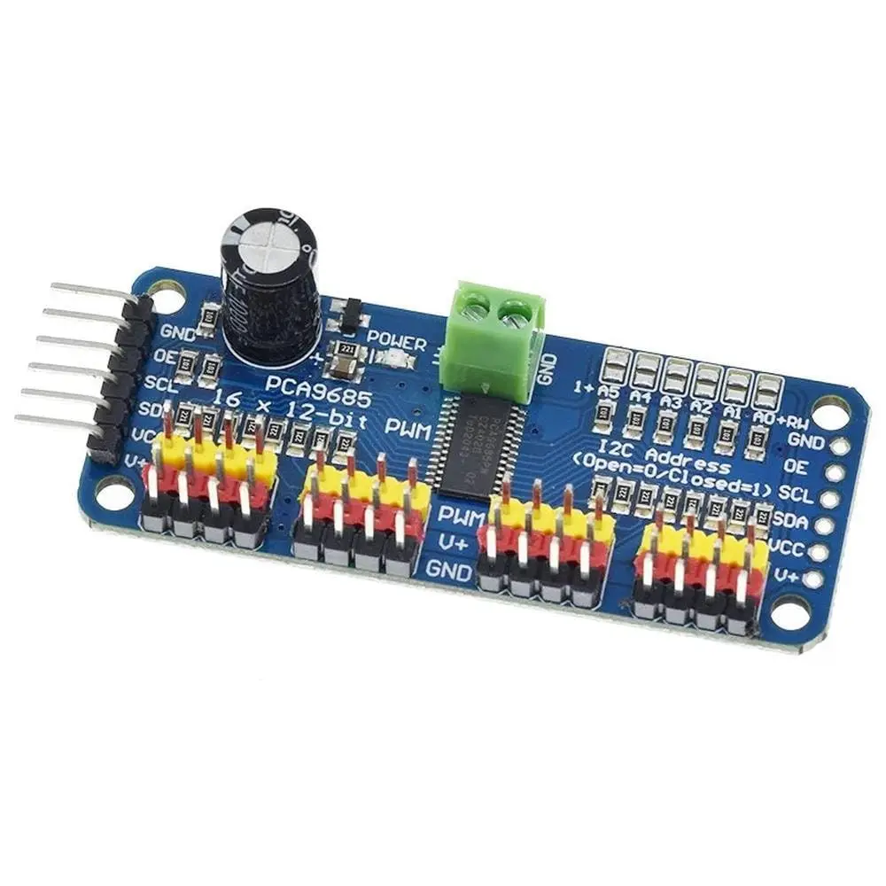 PCA9685PW-16-Channel-12-Bit-PWM-Servo-Shield-Driver-I2C-Interface ...
