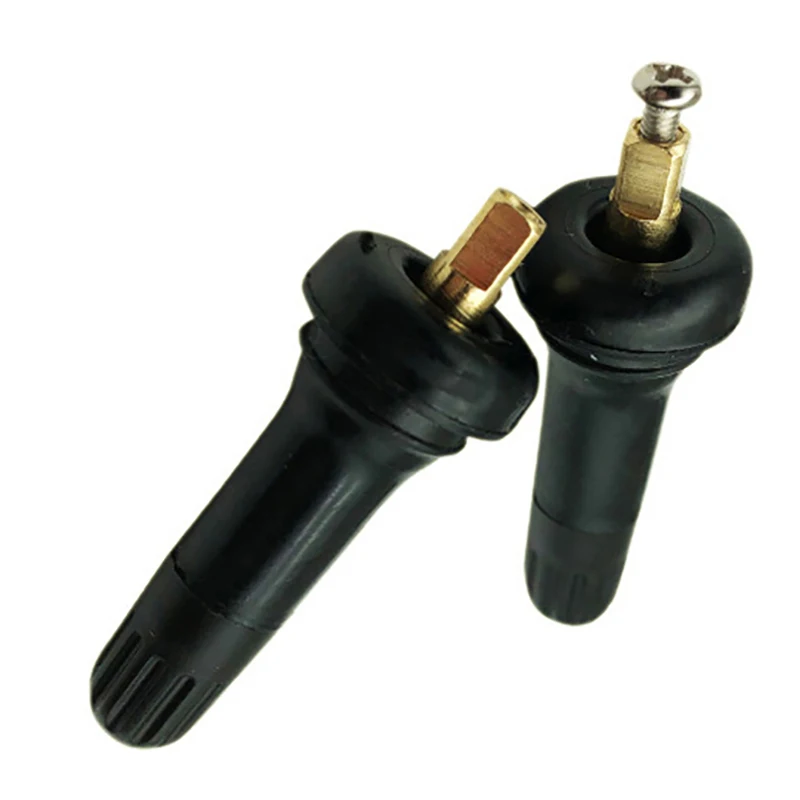 【MO】1Pcs Car Tire Pressure Sensor Valve Rubber Nipple For Right Angle ...