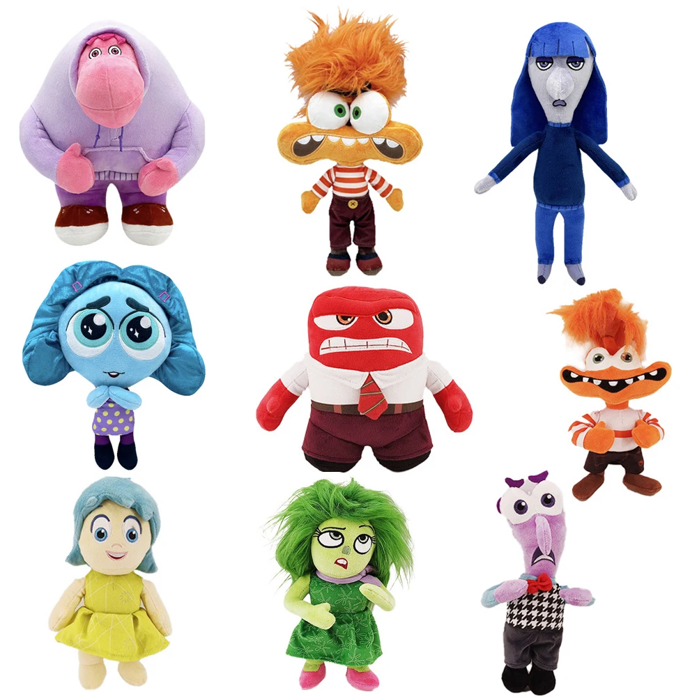 New-9-PCS-Inside-Out-2-Plush-Anxiety-Doll-Cute-Joy-Fear-Anger-Disgust ...