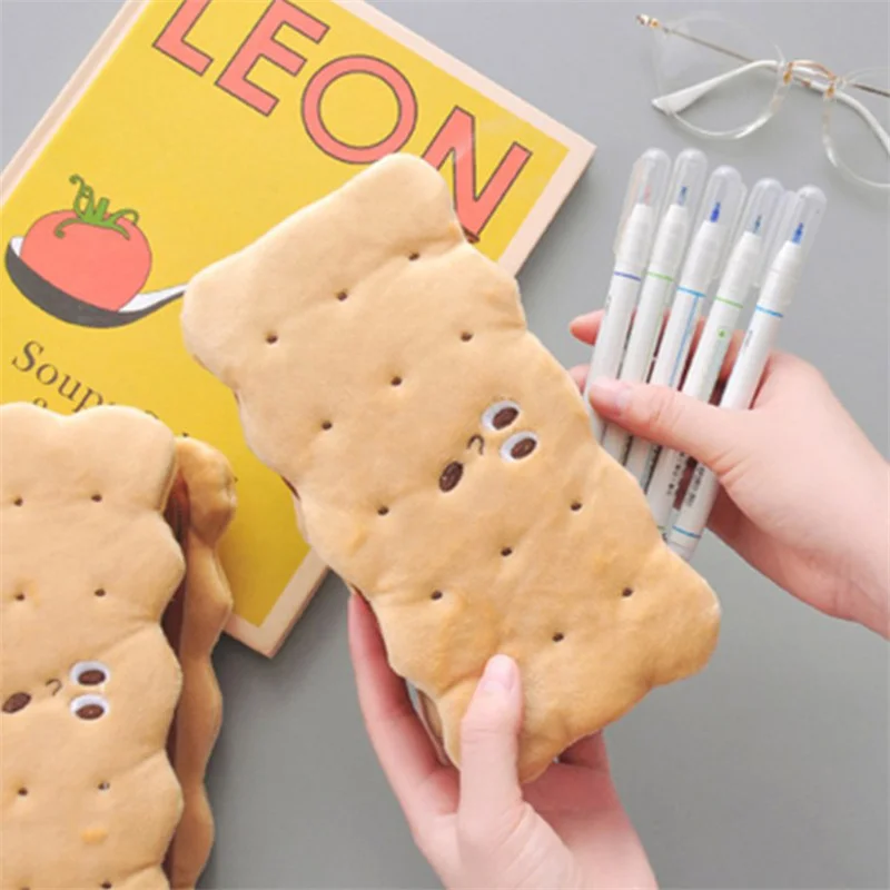 Kawaii-Pencil-Case-High-Capacity-Plush-Cookies-Pen-Bags-Cute-Cartoon ...