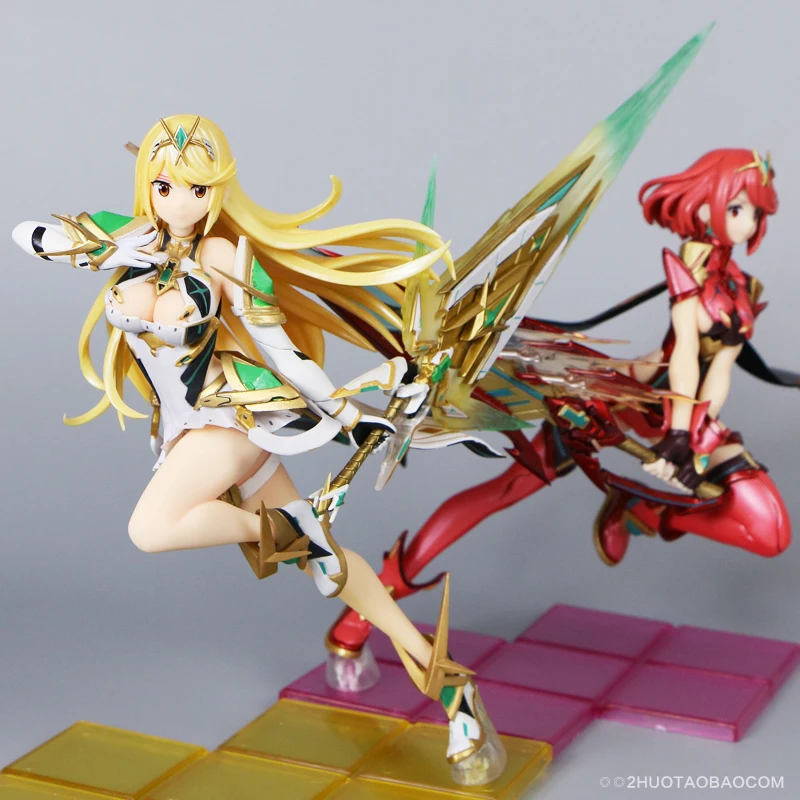 22cm-Xenoblade-Chronicles-Anime-Figure-Mythra-Pyra-Game-Action-Figures ...
