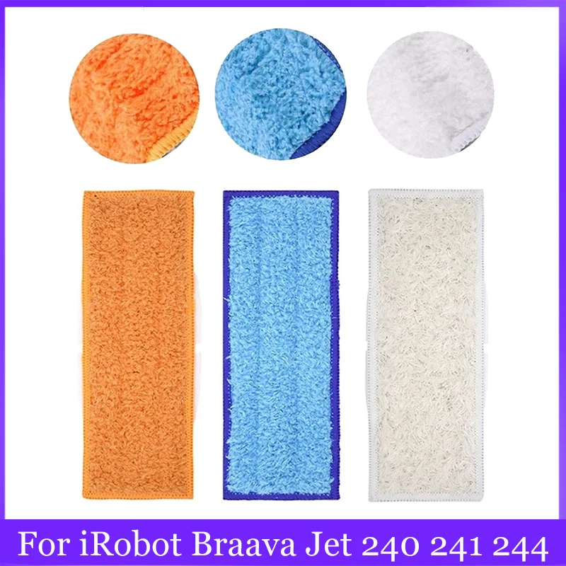 Washable Mop Cloth For iRobot Braava Jet 240 241 245 250 Robot Vacuum ...