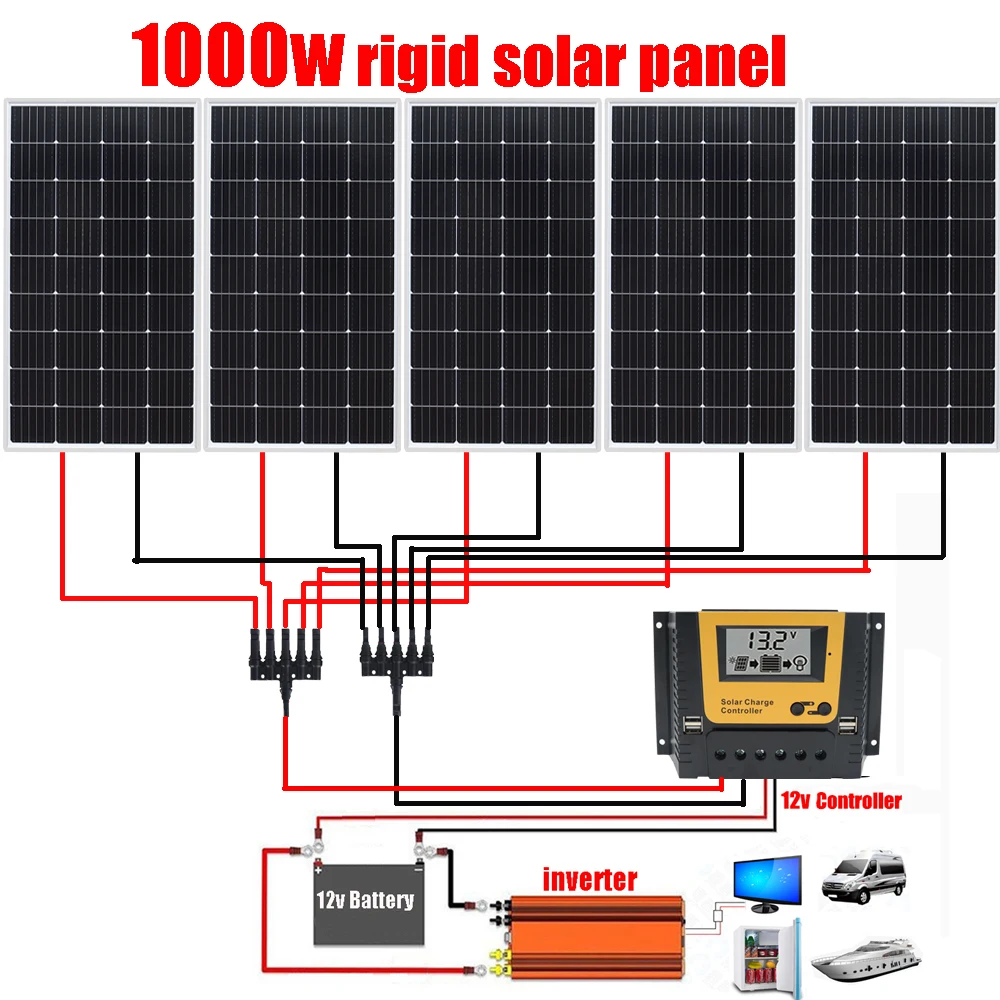 placa-solar-1000w-r-gida-painel-solar-kit-completo-12v-bateria ...