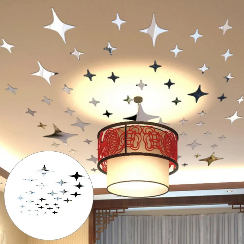 1-Set-Convenient-Bathroom-Living-Room-Home-Mirror-Stickers-DIY-Bathroom ...