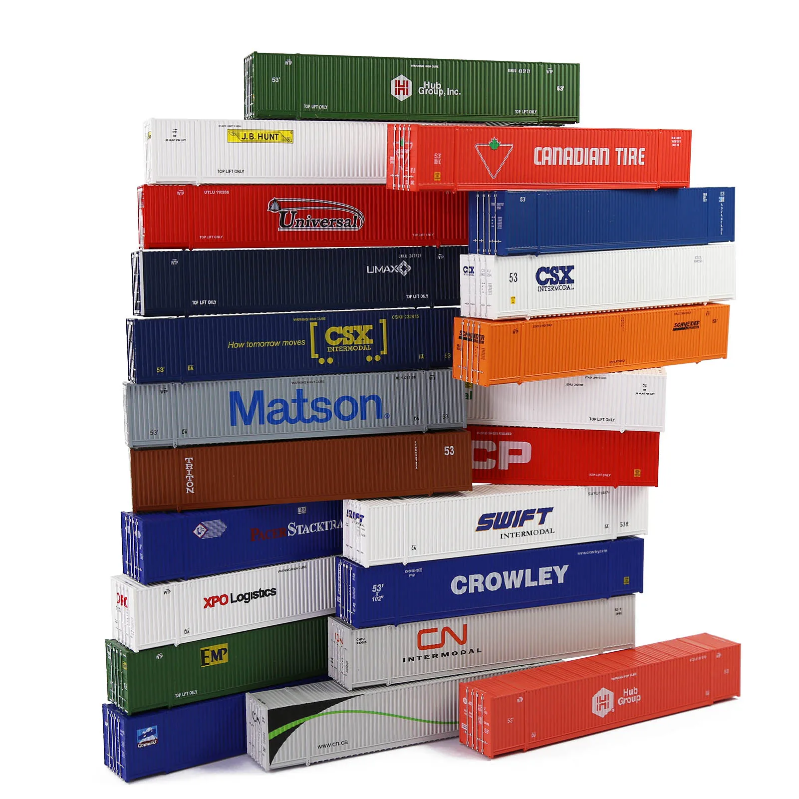 Evemodel-10pcs-N-Scale-53ft-Containers-with-Magnets-1-160-53-Shipping ...