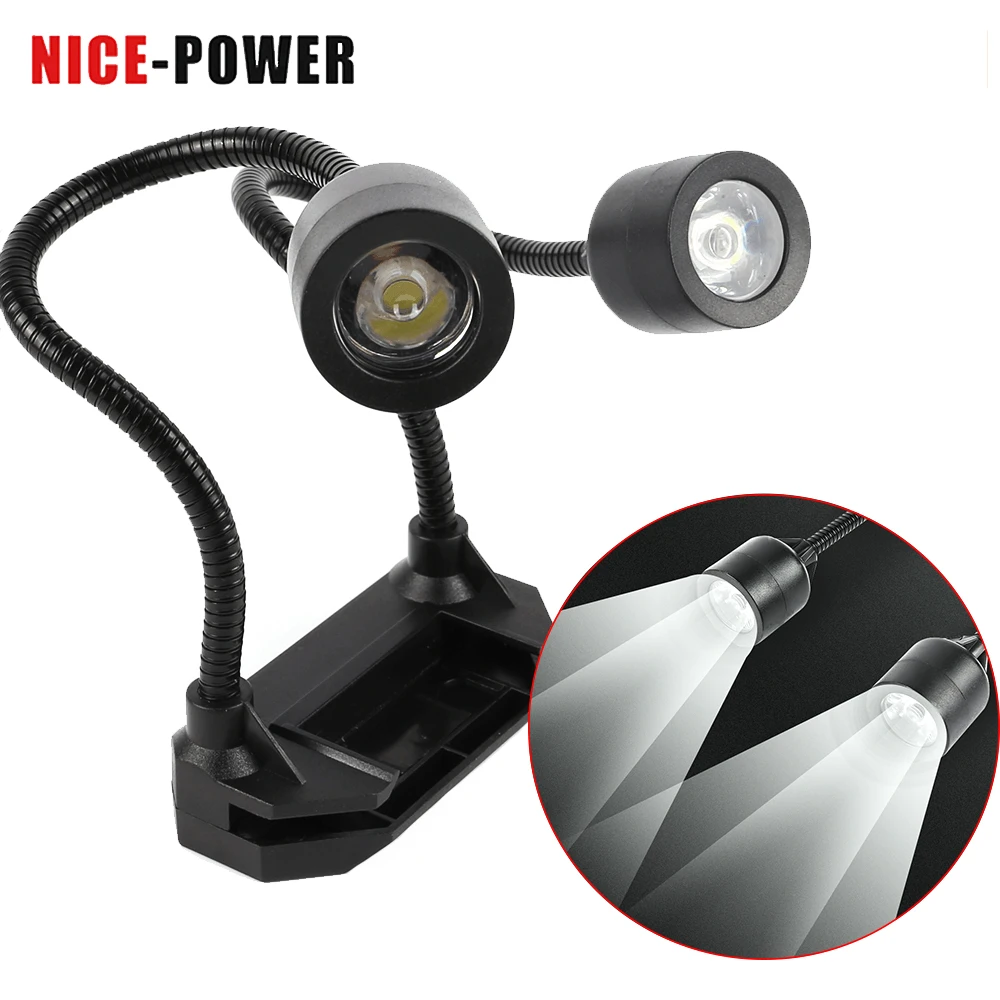 New-Microscope-LED-Double-Head-Illuminator-Lamp-For-Microscope-Light ...