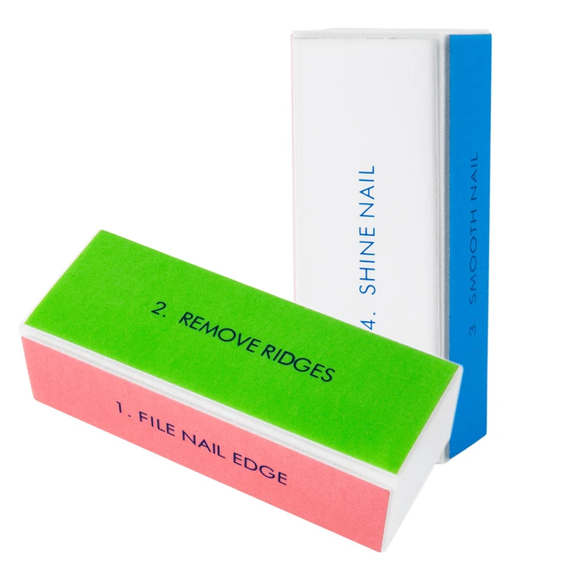 10 Pcs Professionelle Bunte 4 Way Nail Datei Buffer Polieren Block ...