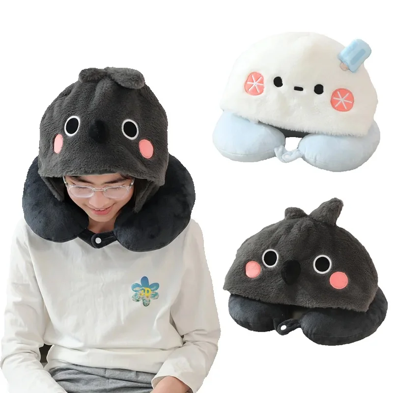 Love and Deepspace Sylus Cosplay Neck Travel Pillow with Hat U Shaped ...
