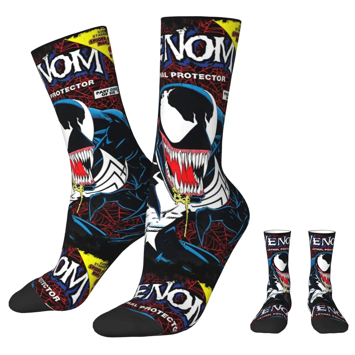 Venom Vintage Comic Book Sock: The Unexpectedly Perfect Blend of ...