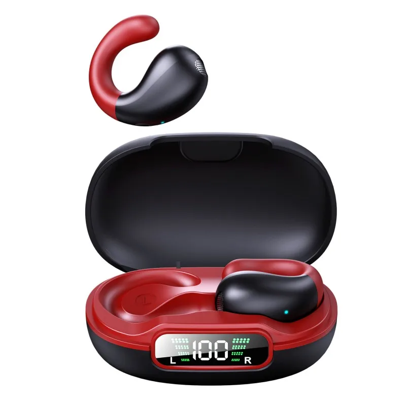 Bluetooth-Earphones-Earring-Bone-Conduction-EarClip-TWS-Earbuds ...