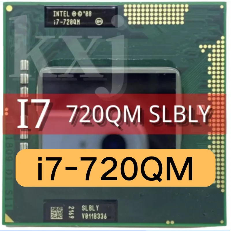 Intel core i7 720QM i7 720qm slbly 1.6 2.8ghz quad core processador cpu ...