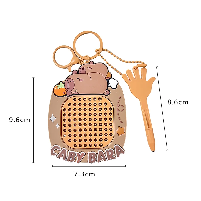 Capybara Drawing Board Children's Gift Pendant Car Keychain Cute Cute ...