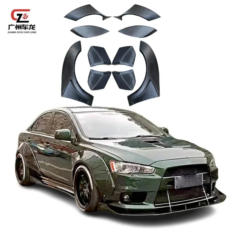 ABS Material Car Fender for Mitsubishi Lancer 2009-2015 to Wide Body ...