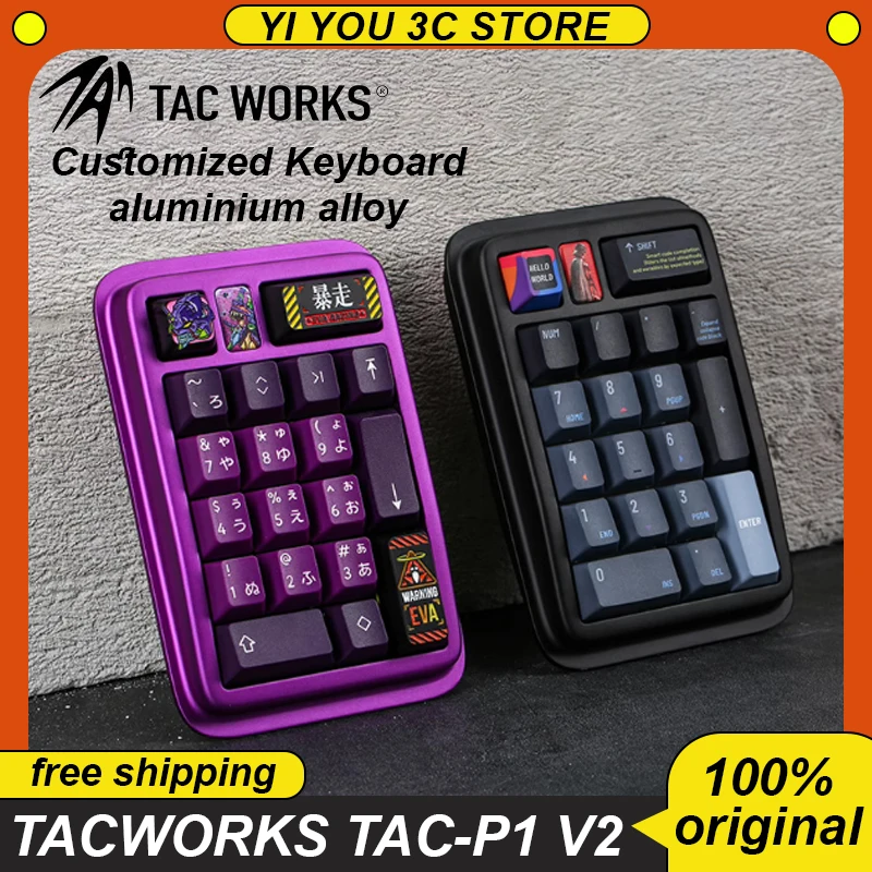 Tacworks-Tac-P1-V2-Digital-Mechanical-Keyboard-Wireless-Bluetooth-Three ...