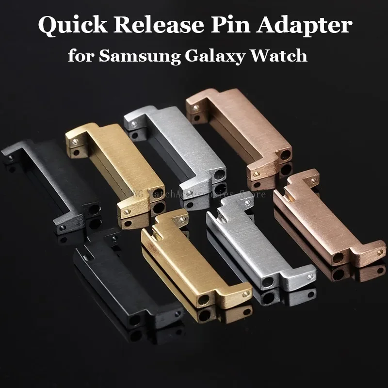 for Samsung Galaxy Watch 3 Quick Release Pins Adapters Metal Connectors ...