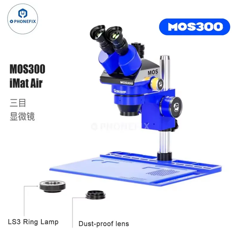 MECHANIC-MOS300-B11-microscopio-est-reo-Trinocular-Industrial-con ...