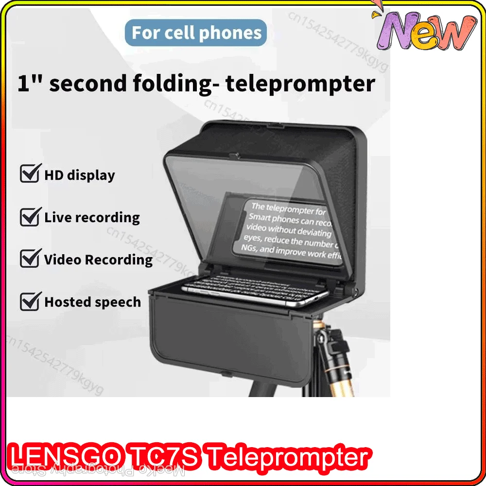 LENSGO TC7S Teleprompter Portable Inscriber Mobile Teleprompter for ...