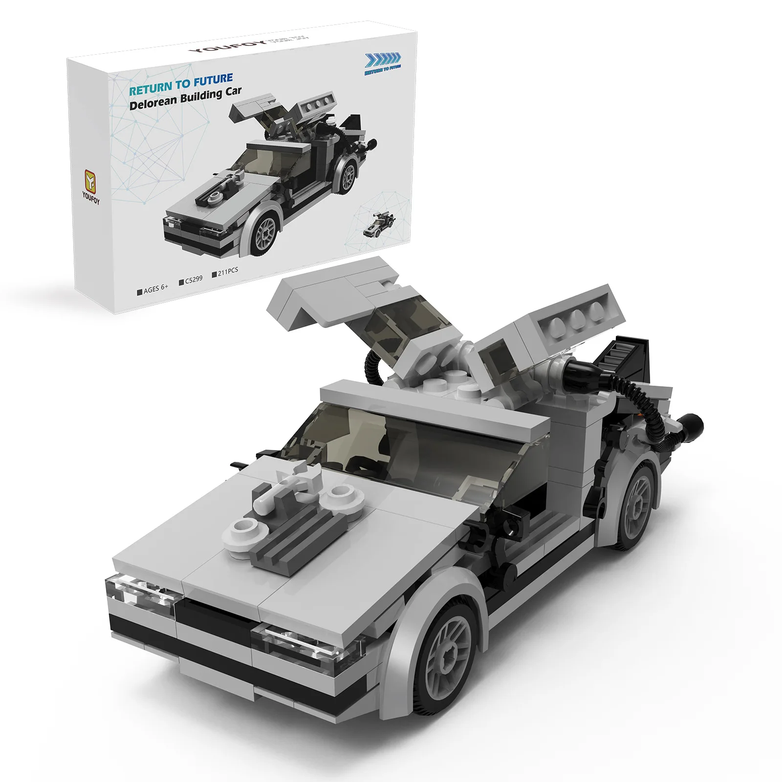 Bricklink-21103-Movie-Back-To-The-Future-Deloreans-DMC-12-Time-Machine ...