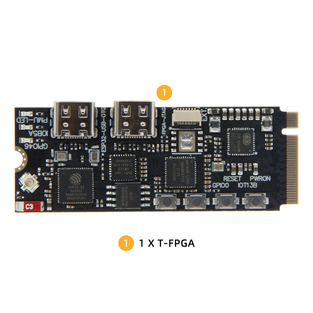 Kit t-fpga - Carte de développement ESP32-S3 T-FPGA M.2 Slot FPGA GW1NSR-LV4CQN48PC6-I5 ...