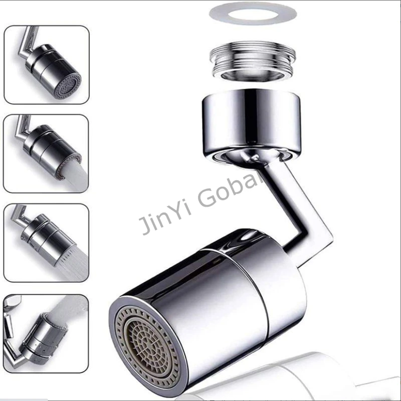720 Degree Swivel Tap Aerator Adjustable Dual Mode Sprayer Filter ...