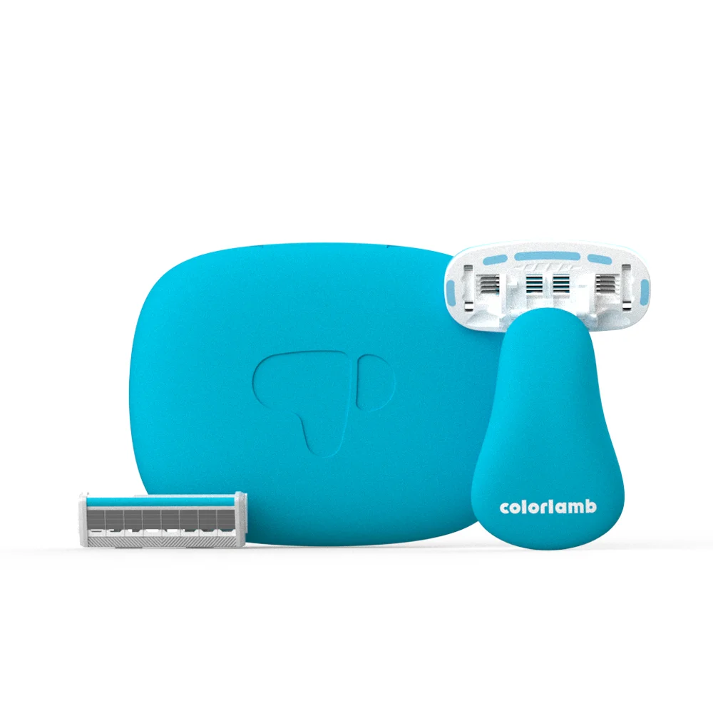 Colorlamb Portable Women Shaving Razor Set For Leg Private Body Hair ...