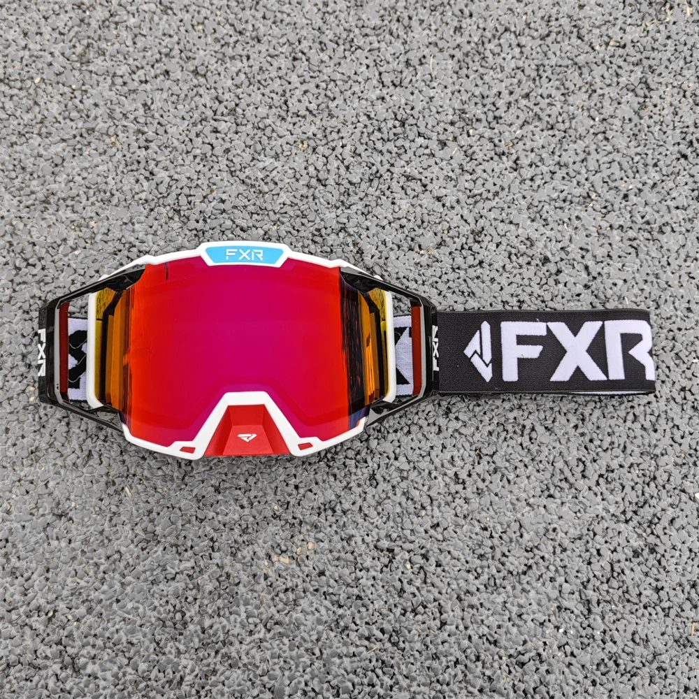 FXR Motorcycle Glasses Double Layer Anti Fog Lens Motocross Goggles ...
