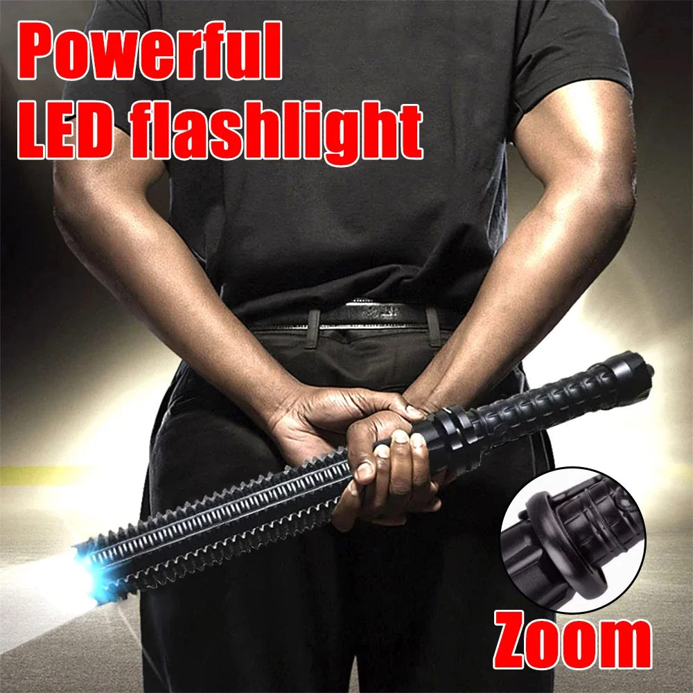 Tactical-Flashlight-Baseball-Bat-Self-Defense-LED-Flash-Torch ...