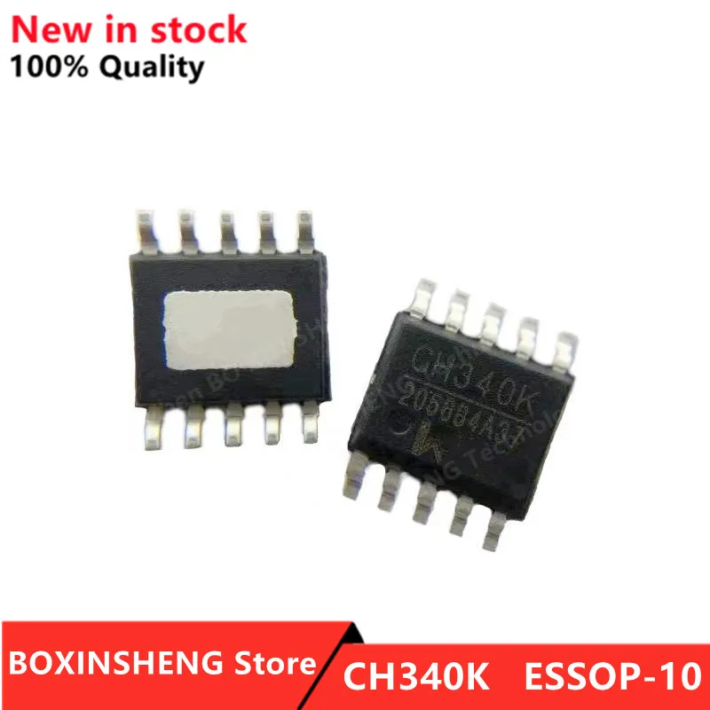 Novo ch340k ESSOP 10 usbserial porta ônibus adaptador chip ic ...