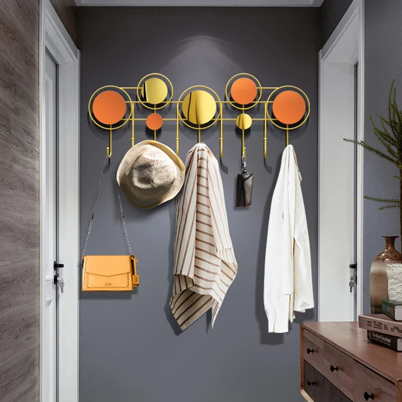 Gold Metal Clothes Rack Place Saving Aesthetic Nordic Modern Clothes ...