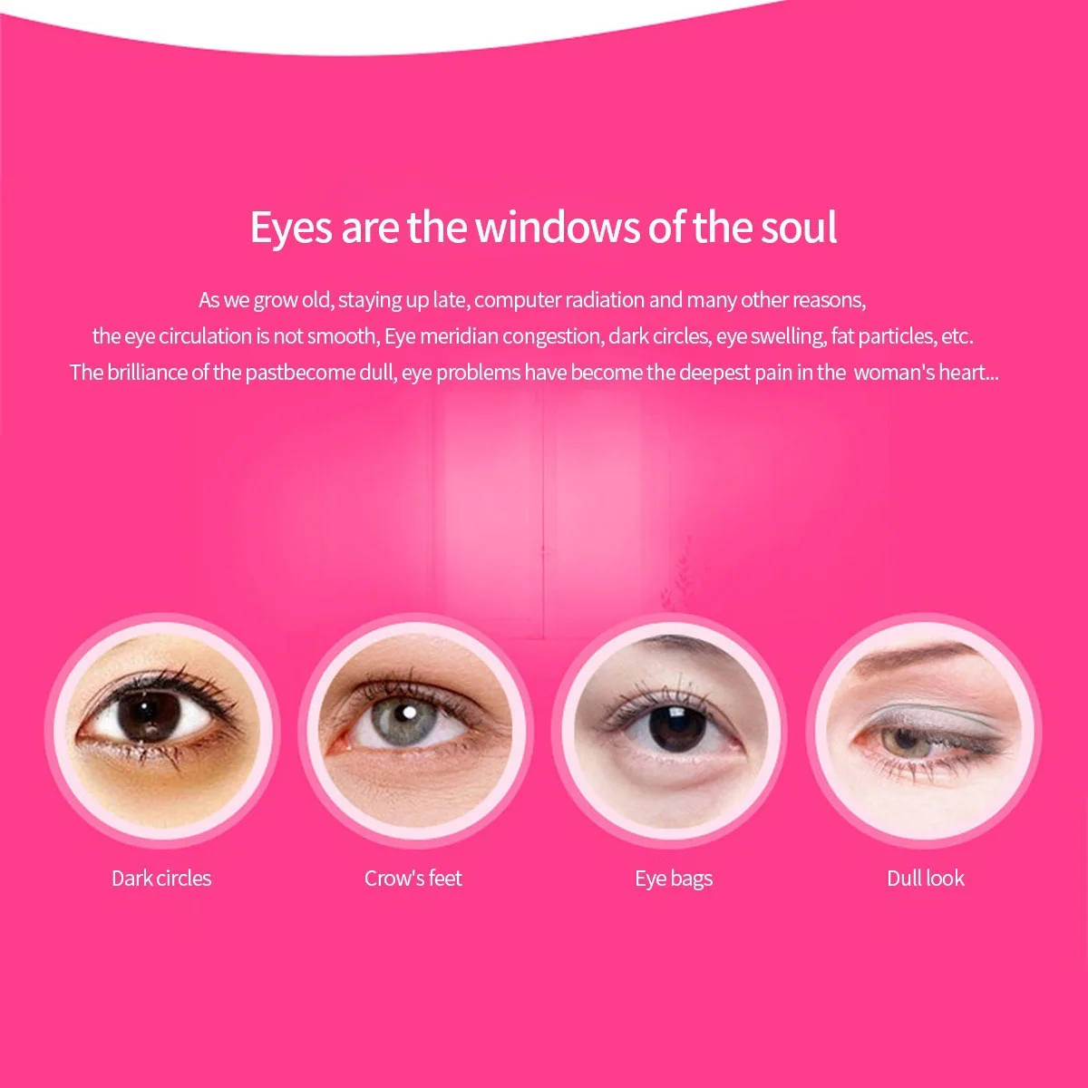 Instrument De Beauté Des Yeux, Vibration, Massage, Crème Pour Les Yeux ...