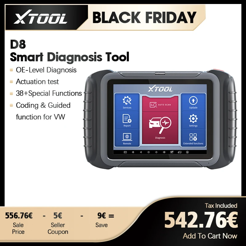 Xtool D8 Professional Automotive Scan Tool 2021 Newest Bi-directional ...