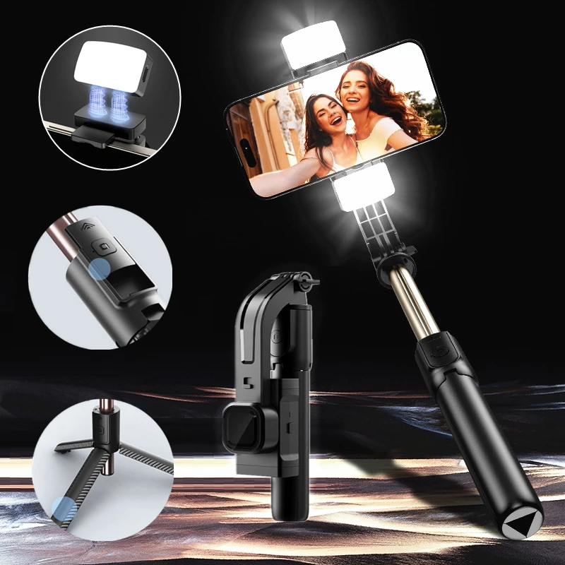 1-Axis-Wireless-Foldable-Gimbal-Stabilizer-Tripod-Handheld-Selfie-Stick ...