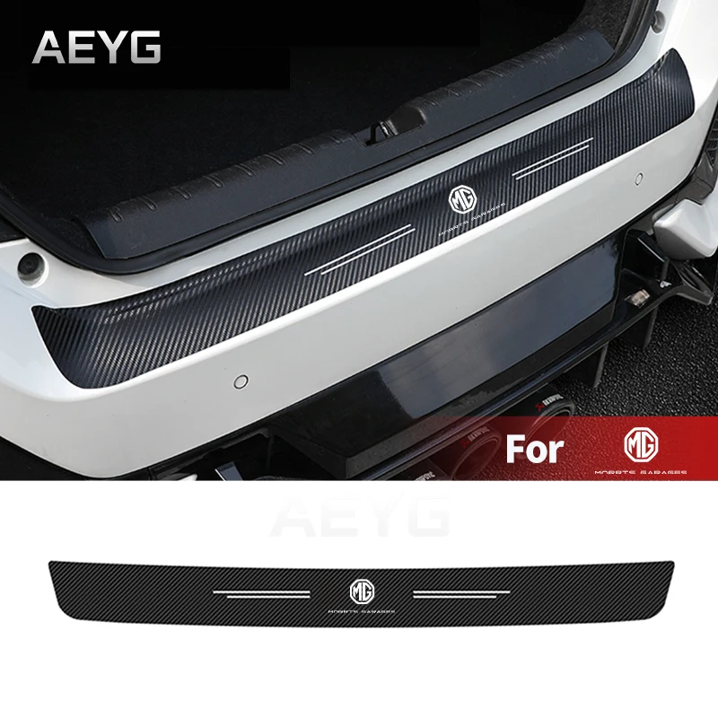 Carbon-Fiber-Car-Trunk-Bumper-Protective-Sticker-For-MG-MG3-MG5-MG6-MG7 ...