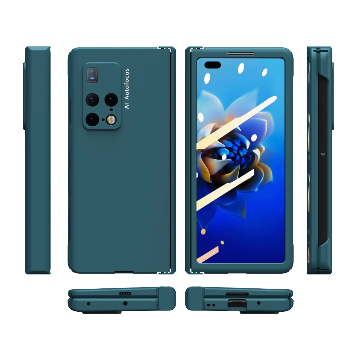 For-Huawei-Mate-X2-Case-Hinge-3-in-1-Mobile-Phone-Shell-MateX2-Macaron ...