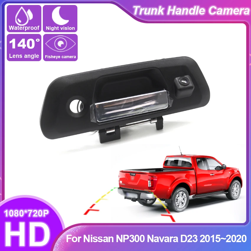 HD-CCD-140-Car-Rear-View-Trunk-Handle-Camera-For-Nissan-NP300-Navara ...