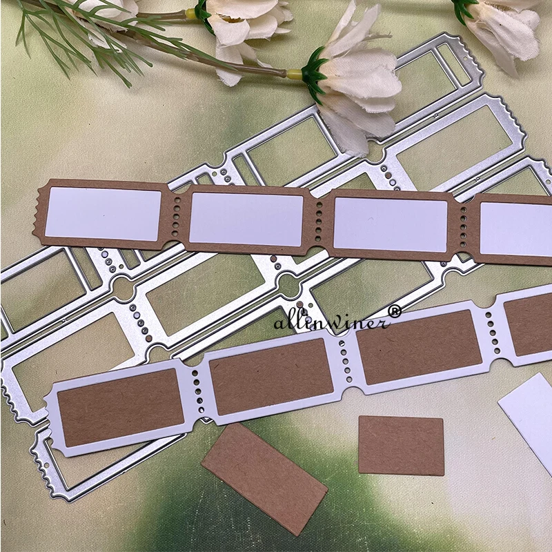 New Ticket strips decoration DIY Craft Metal Cutting Die Scrapbook ...