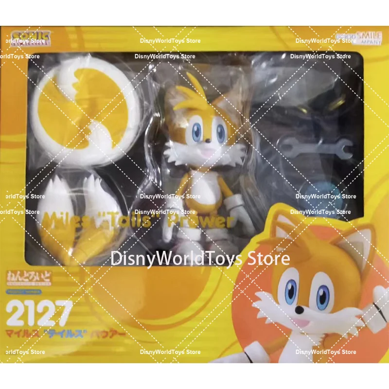 Figuras de acción liuwei 100 % originales GSC 2127 Sonic the Hedgehog Tails Miles 'Tails' Prower ...
