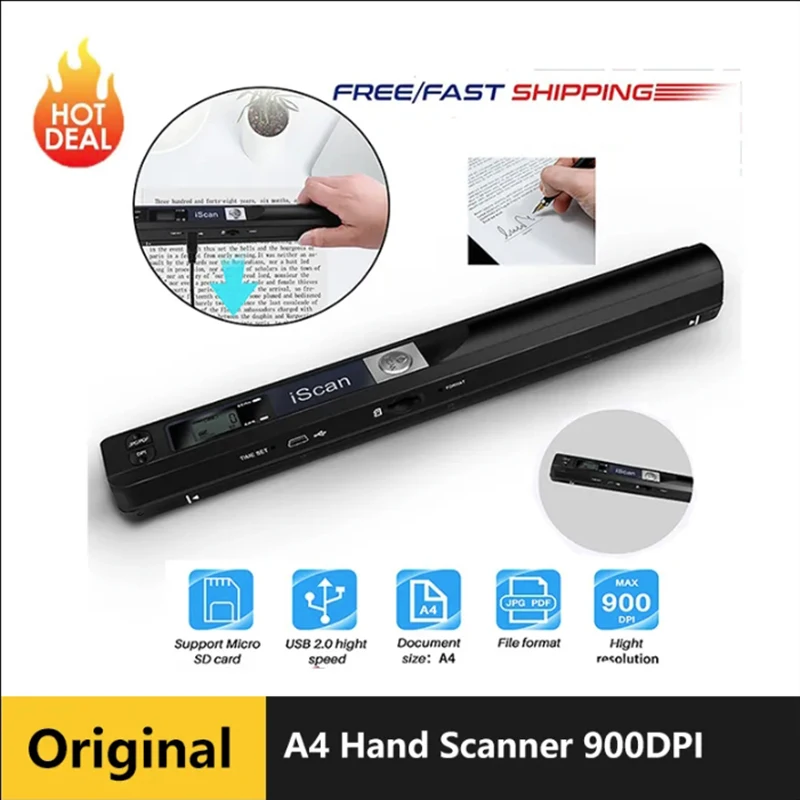 Scanner-Document-Portable-A4-Scanner-Handheld-Mobile-Portable-Document ...