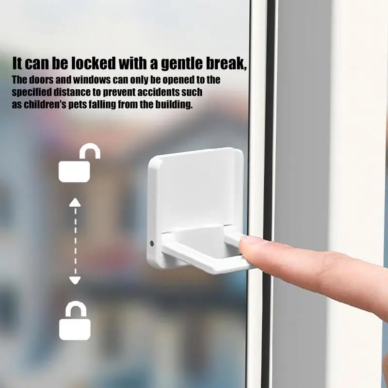 2-Pcs-Baby-Safety-Sliding-Sash-Stopper-Cabinet-Locks-Keyless-Sliding ...