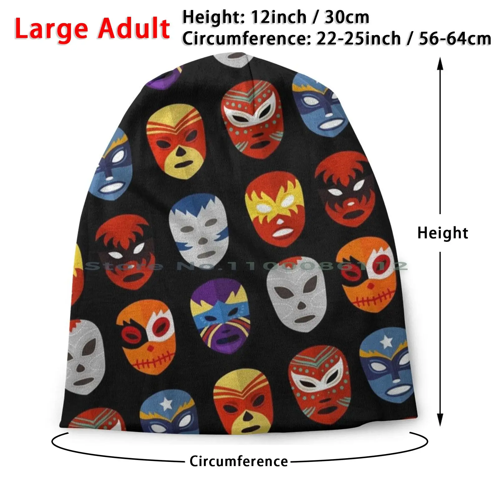 Mexican Wrestler Mask Pattern