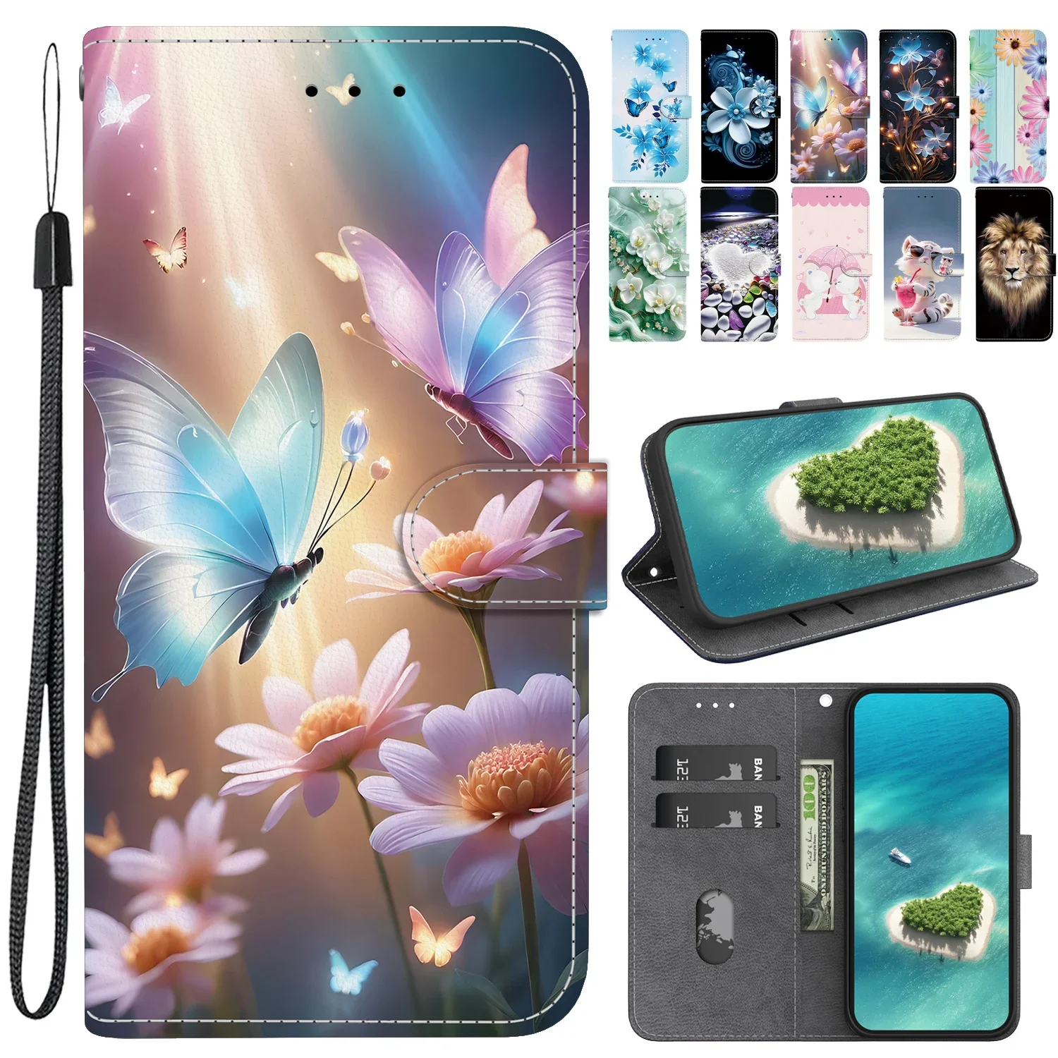 Elegant Wallet Phone Case Cover - Leather Design - Galaxy S7 (SJ - 19)