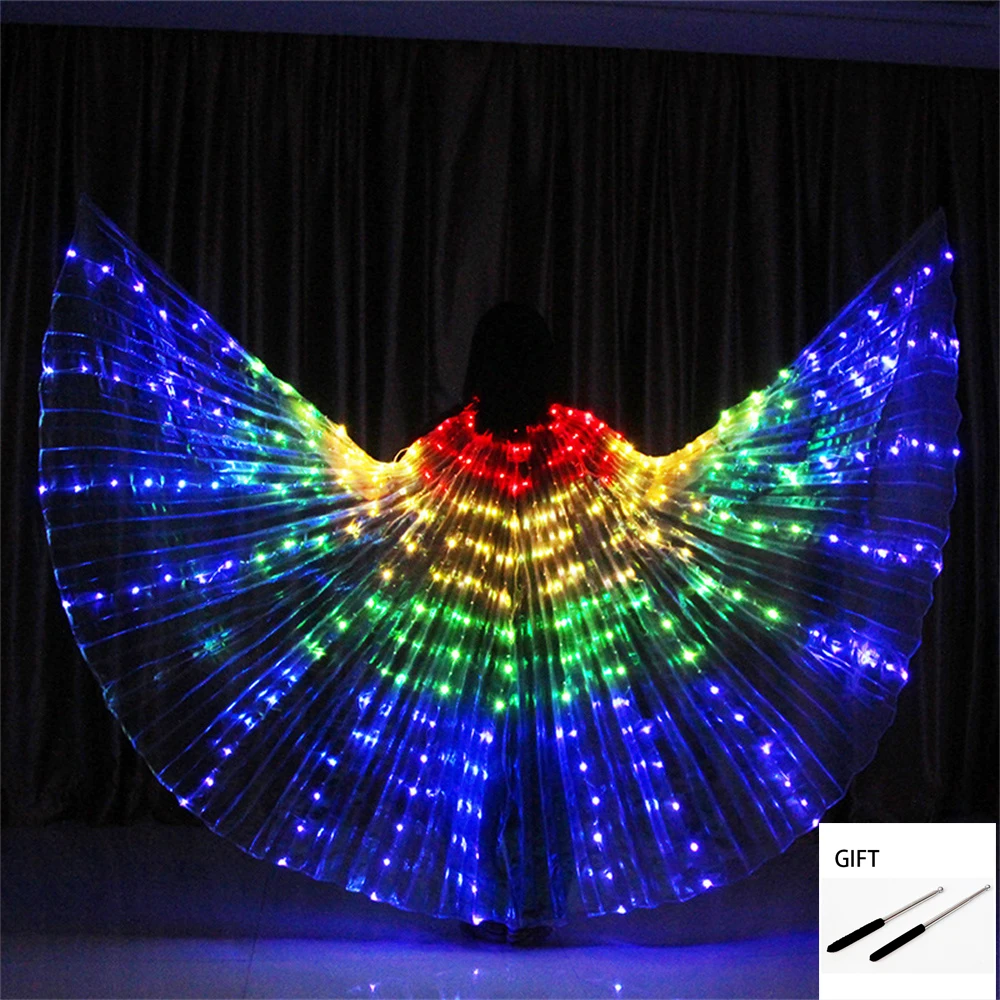 LED-Wings-Luminescent-Color-Cloak-Adult-Children-Dancers-Luminous ...